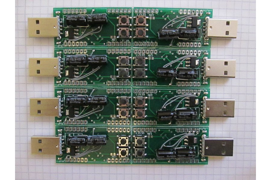 USB AVR Stick PROTOTYPE with Atmel ATxmega128A3U from matrixstorm on Tindie