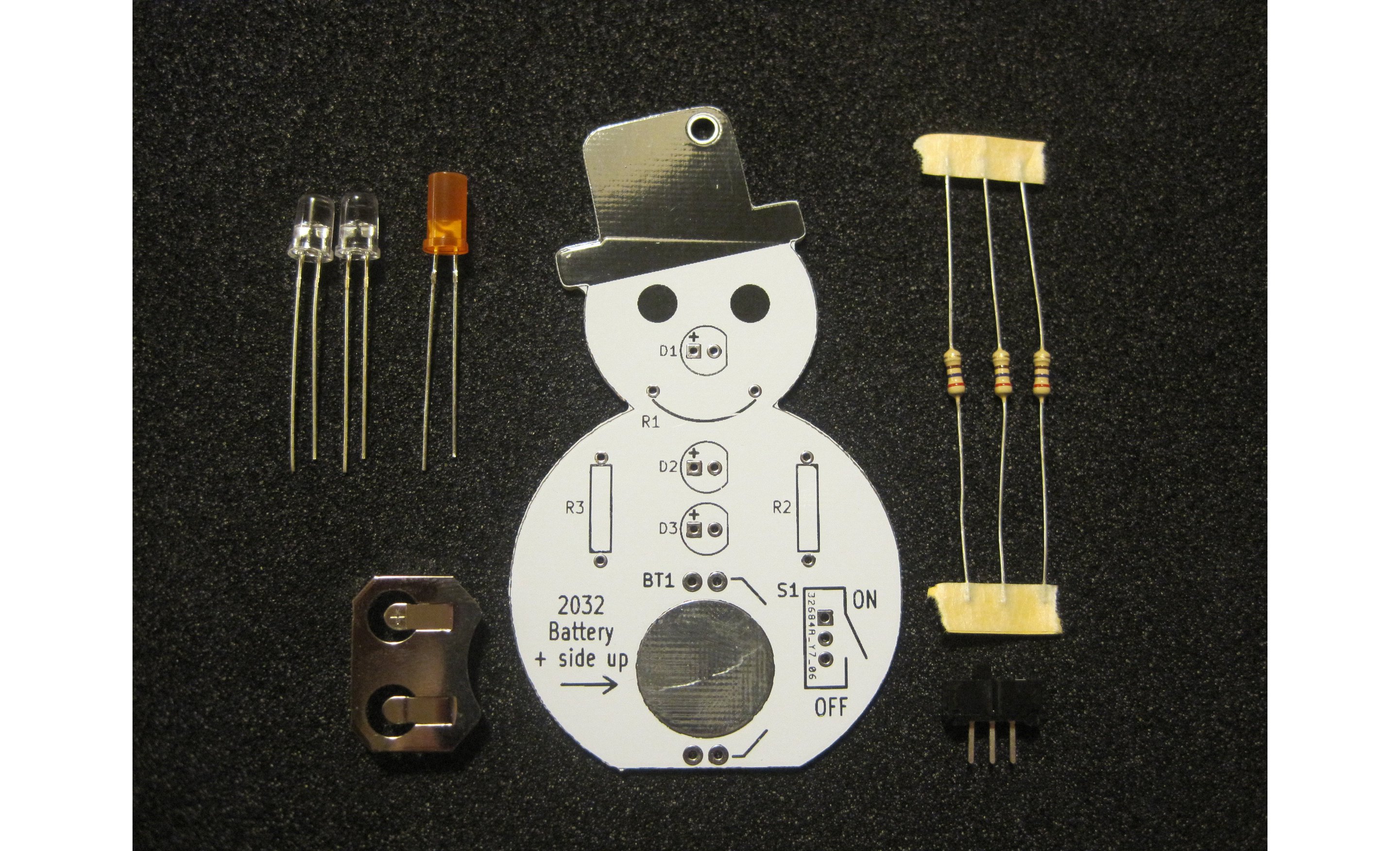 Snowman Kit from Low Voltage Labs on Tindie