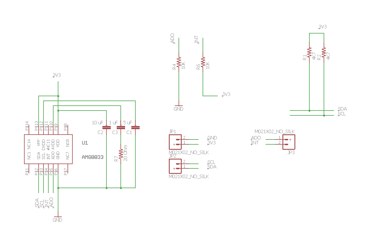 Grid-Eye 8 x 8 IR Array from Pesky Products on Tindie