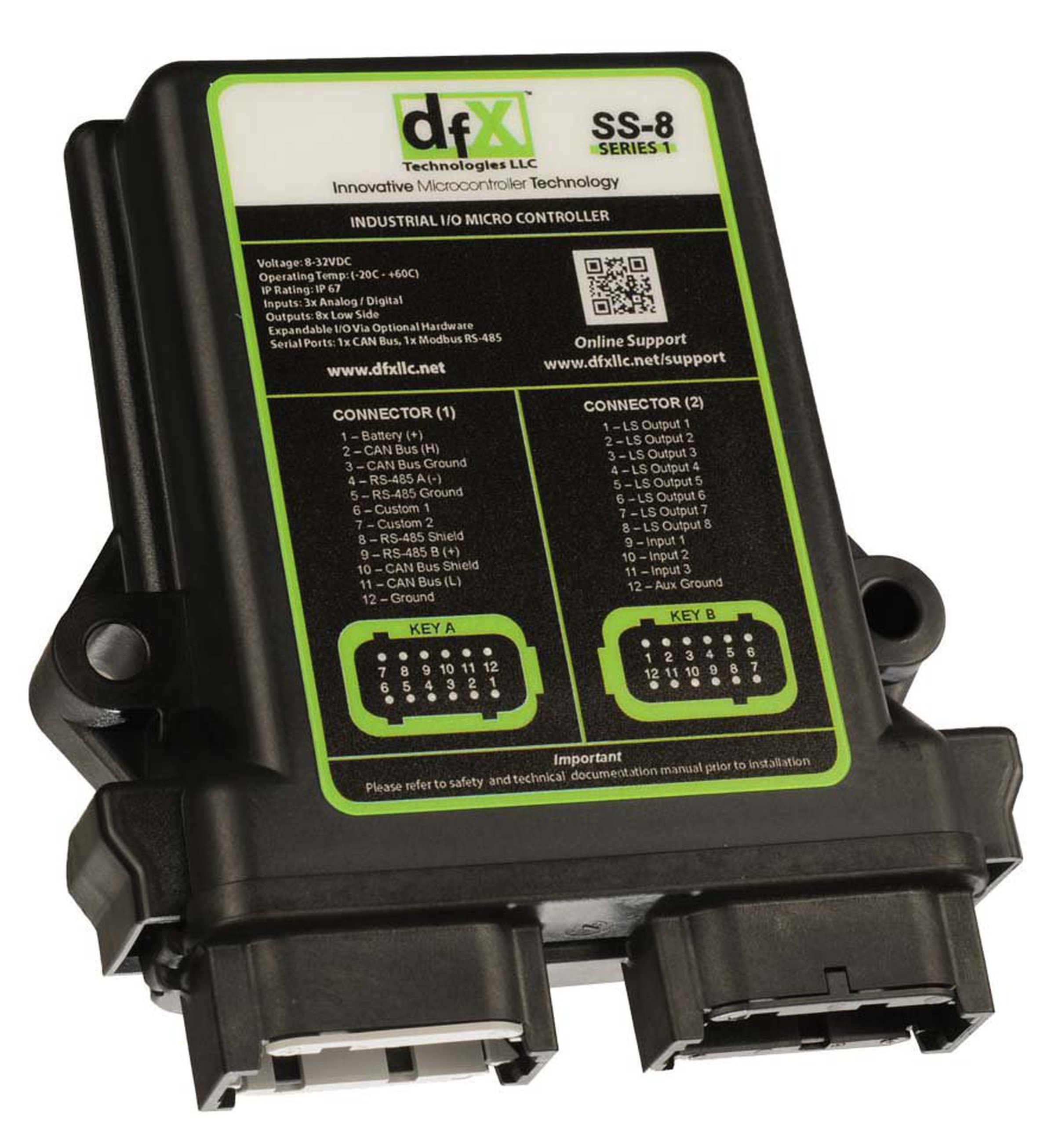 SS8 Industrial IO Developer Version from DFX Technologies, LLC on Tindie