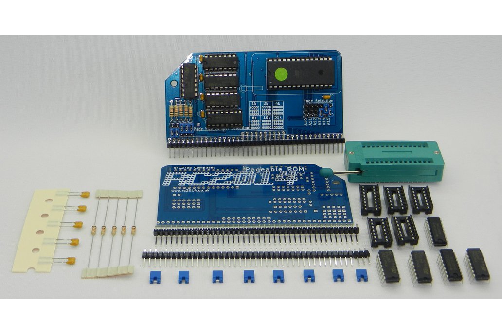 Pageable ROM Module for RC2014 Homebrew Computer from RFC2795 Ltd on Tindie