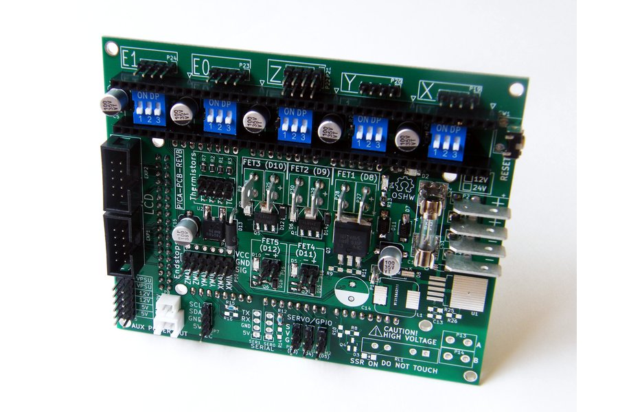 PICA Reprap Arduino Mega Shield from mjrice on Tindie