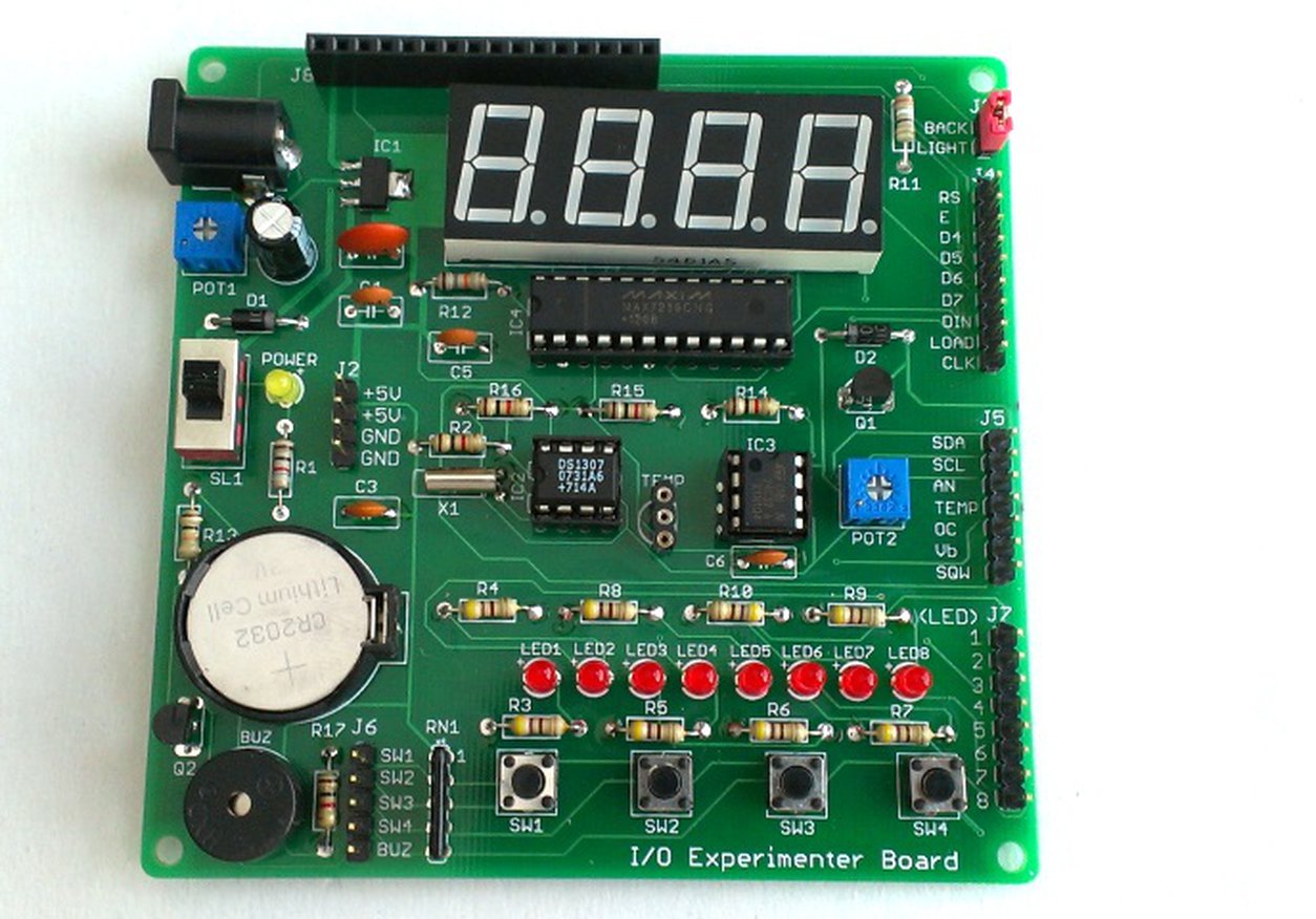I/O Experimenter Board PCB (partial kit) from Embedded Lab on Tindie