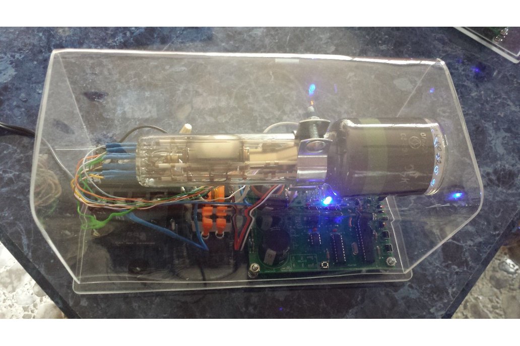 Oscilloscope Clock blue 6LO2A Cathode Ray Tube CRT from Oscilloscope ...