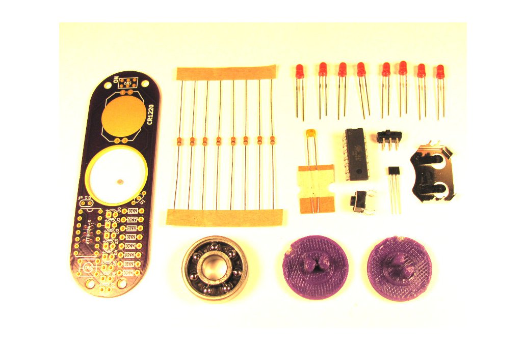 Programmable POV Fidget Spinner from MakersBox on Tindie