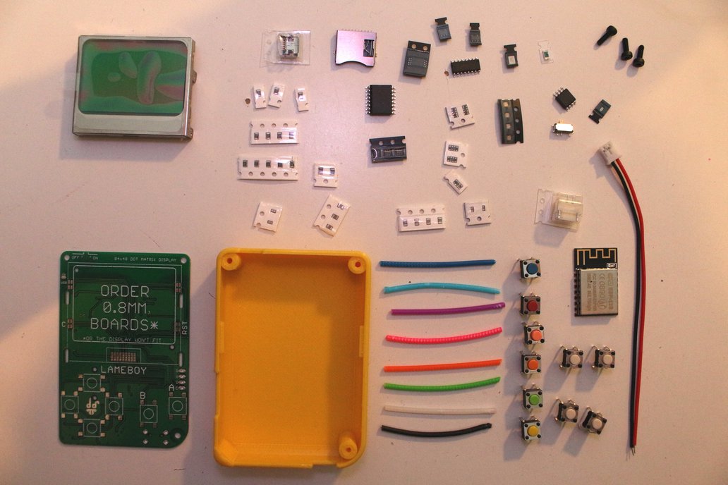 #LAMEBOY - ESP8266 Handheld from davedarko on Tindie