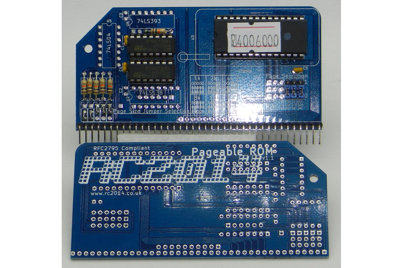 RC2014 Plus - Homebrew Z80 Computer Kit from Semachthemonkey on Tindie