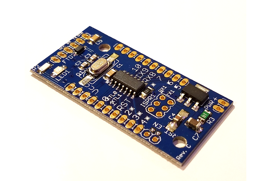 ATtiny841 dev. board w/Optiboot (assembled) from DrAzzy on Tindie