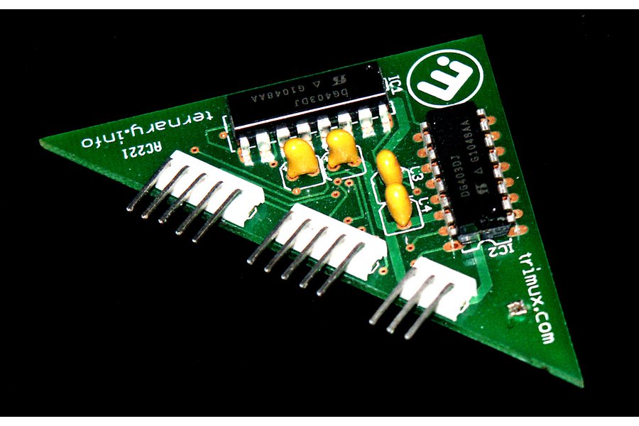 Dual balanced ternary multiplexer/demultiplexer from TRC on Tindie