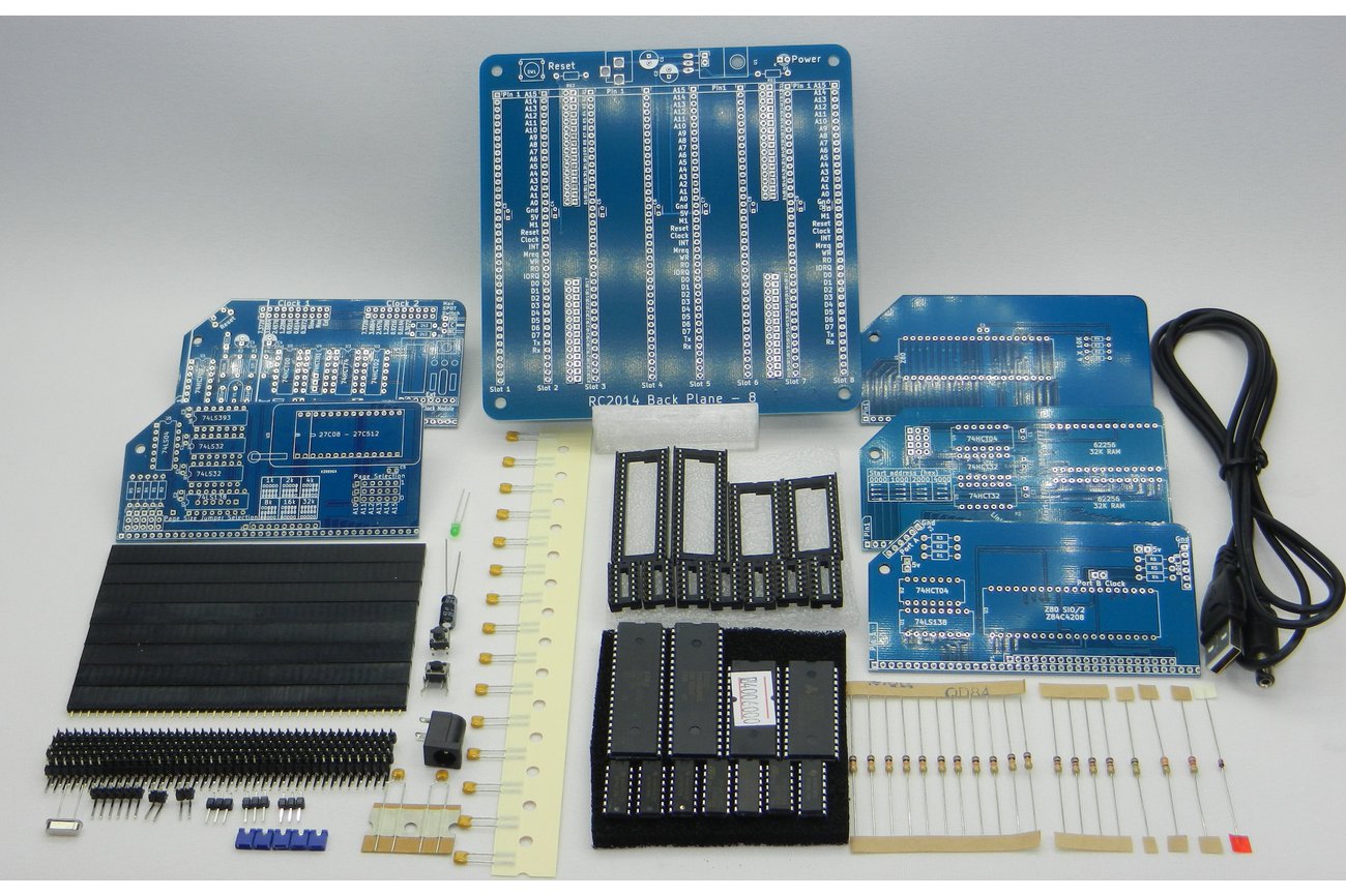 RC2014 Plus - Homebrew Z80 Computer Kit from Semachthemonkey on Tindie