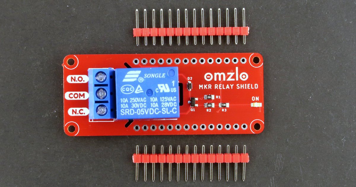 Arduino-MKR Relay Shield from Omzlo on Tindie
