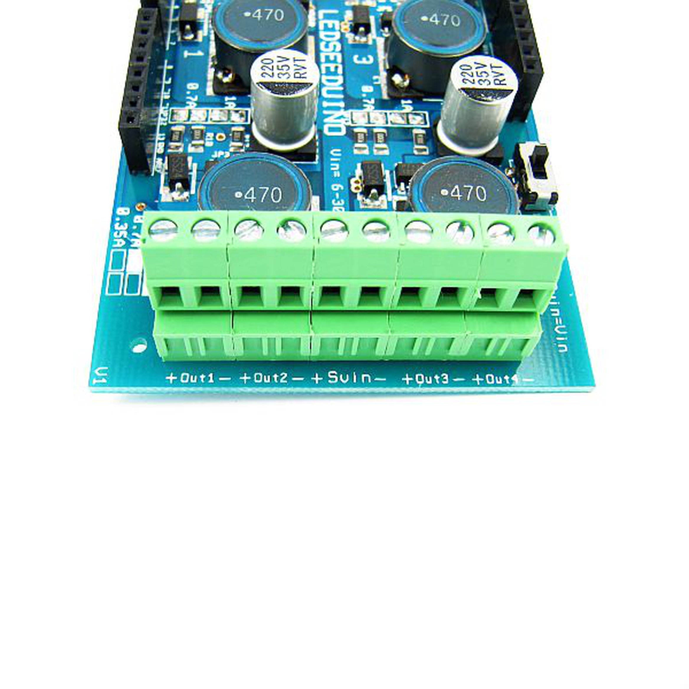 4 channel PWM high power led shield for Arduino from Conceptinetics on ...