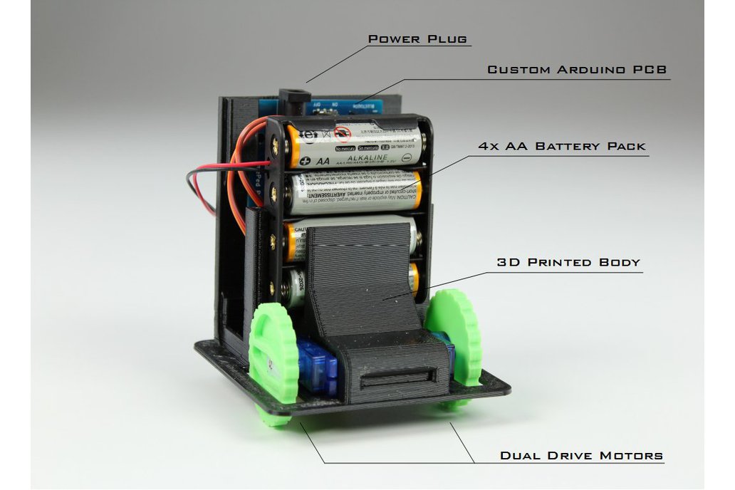 LittleBot: Simple Educational Robotics Kit from Slant Concepts on Tindie