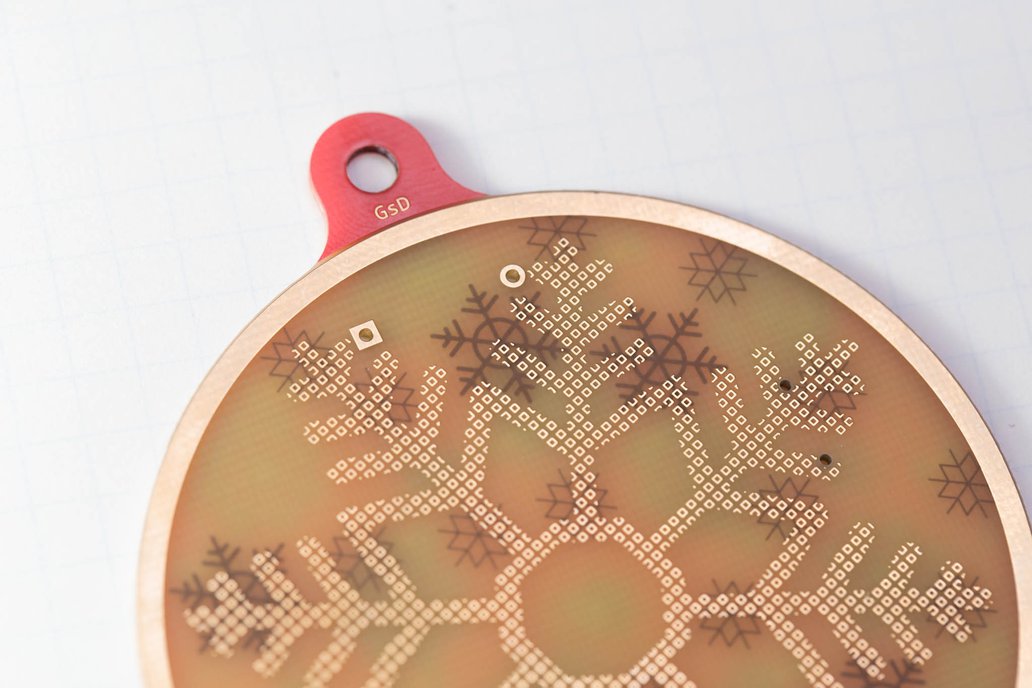 RGB LED Decorative PCB Ornament Kit from Good Stuff Department on Tindie