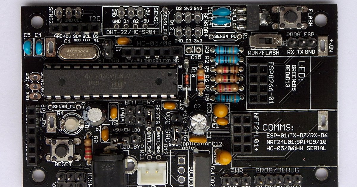 Ultimate IOT/ConnectedHome Sensor Board (L) from BurgessWorld Custom ...