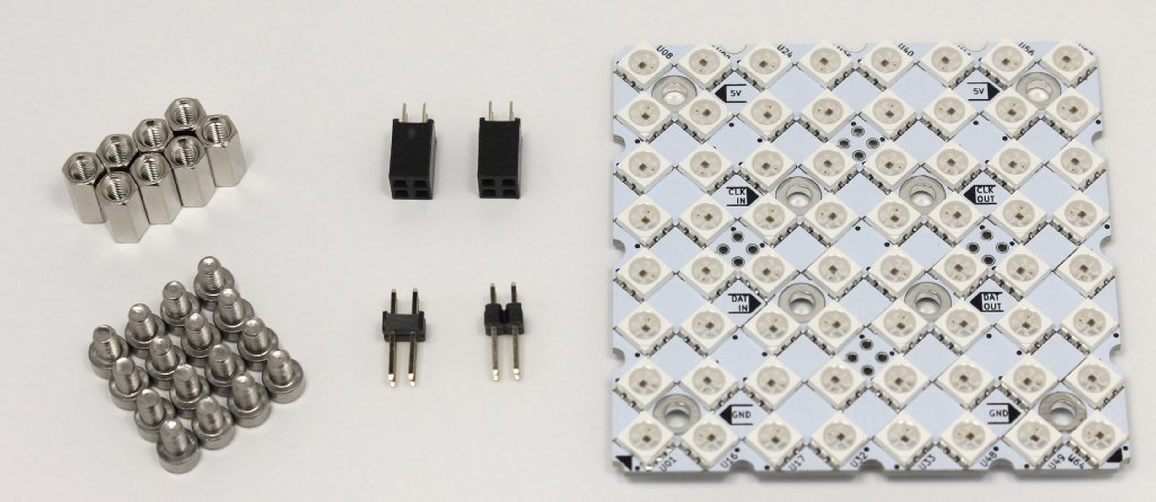 ULTiM8x8 - no solder RGB LED panel system from WyoLum on Tindie