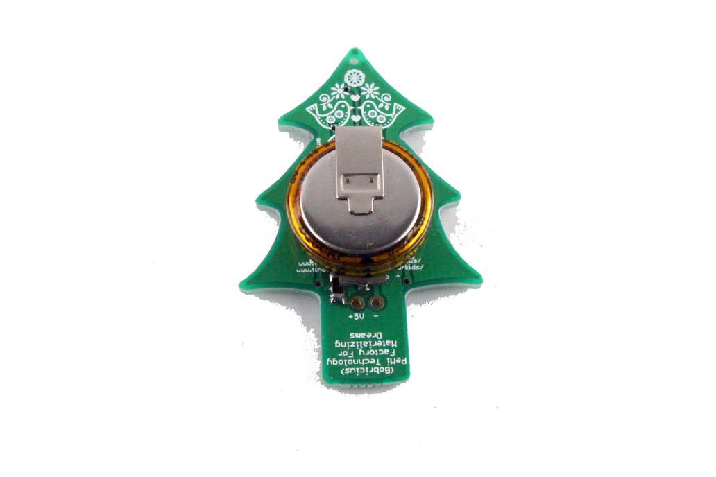 USB & Supercapacitor powered LED Xmas tree - KIT from KITS for KIDS on ...