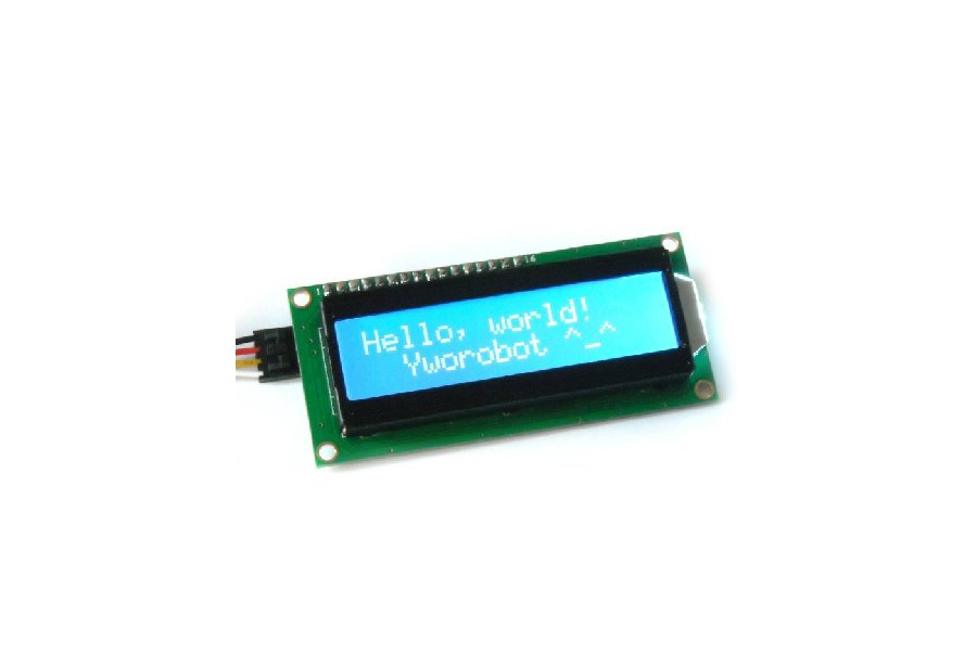 Blue LCD module (IIC/I2C 1602) from exlene on Tindie