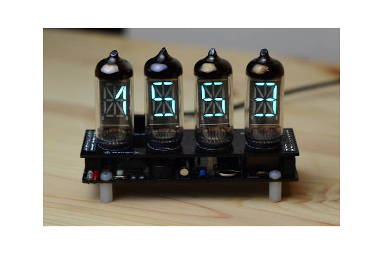 VFD Modular Clock IV-4 from Akafugu Corporation on Tindie