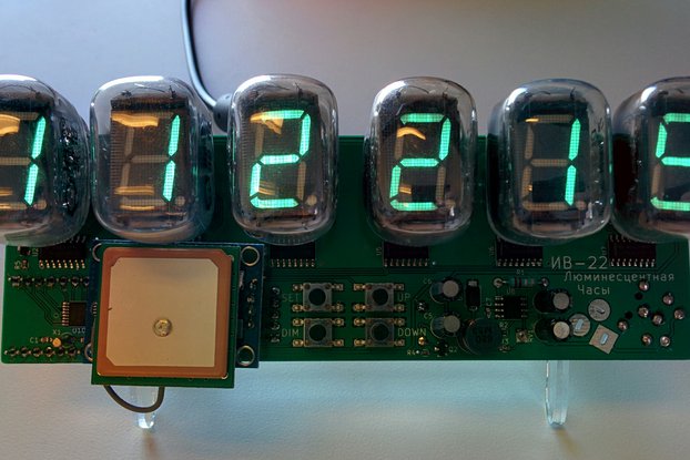Vfd Modular Clock Iv 6 From Akafugu Corporation On Tindie