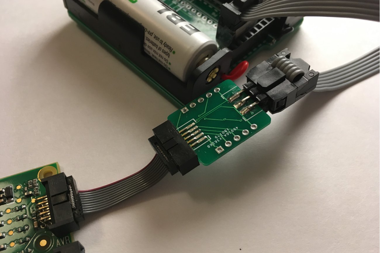 Atmel-ICE Adapter 1.27mm (0.05") to 2.54mm (0.1") from Glukosys on Tindie