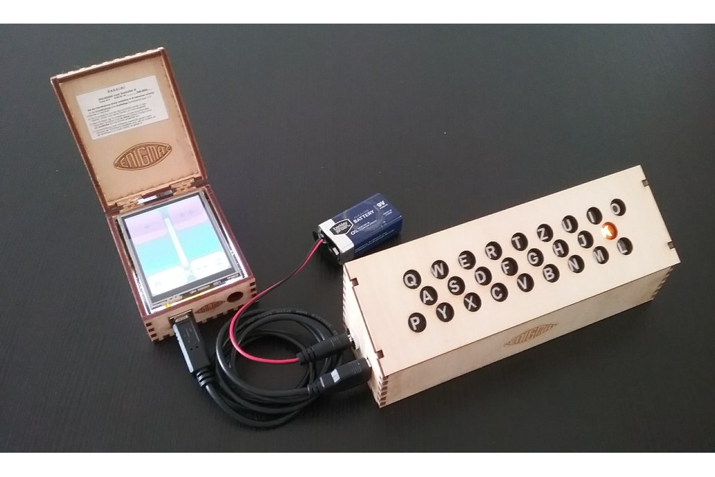 Lamp Field for the Arduino Enigma Machine from Arduino Enigma on Tindie