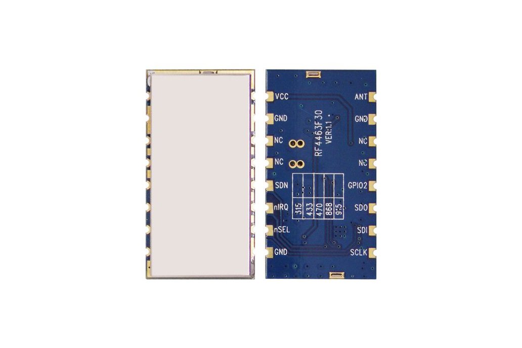 RF4463F30 1W Wireless Transceiver Module from NiceRF on Tindie