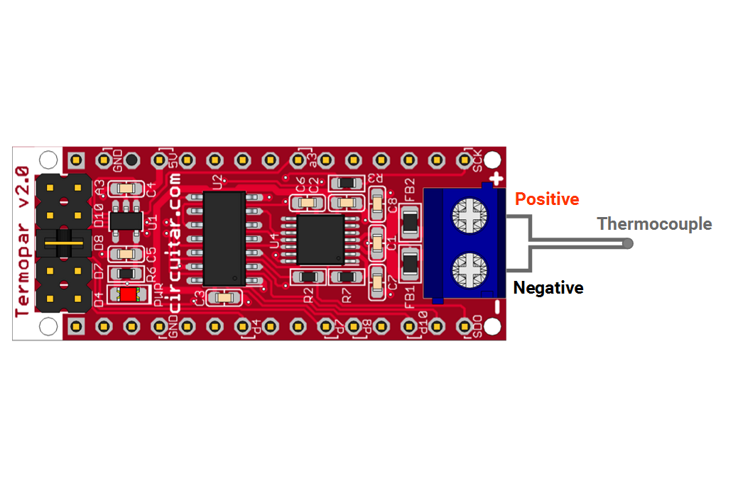 Termopar Nanoshield - MAX31856 Thermocouple Module from EletroShields ...