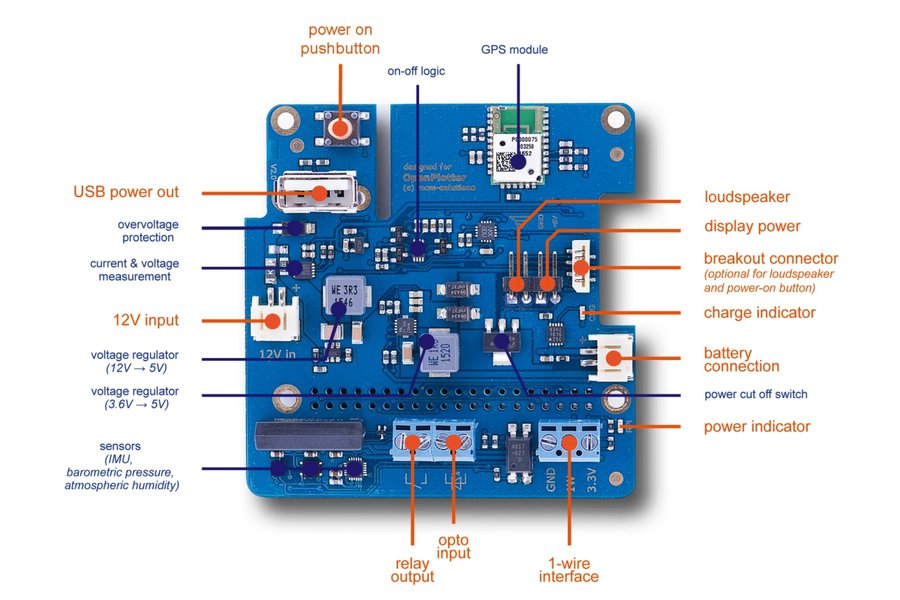 OpenPlotter HAT for Raspberry Pi from mcm_solutions on Tindie