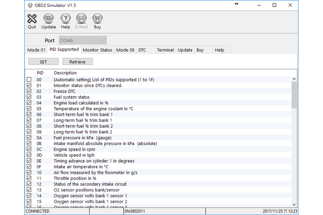 OBD-II ECU Simulator from Kevinliang on Tindie