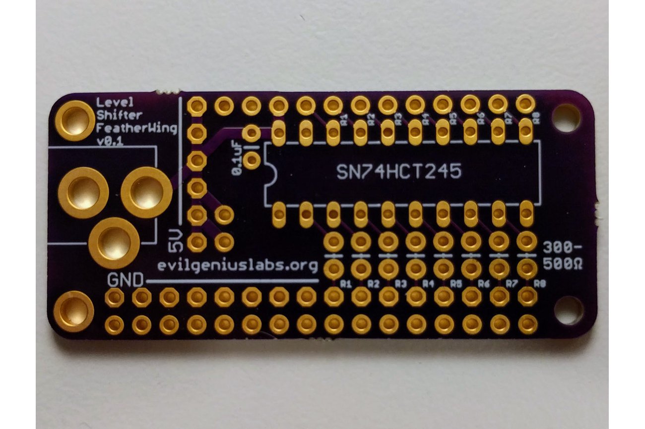 Octo Level Shifter Featherwing From Evil Genius Labs On Tindie 