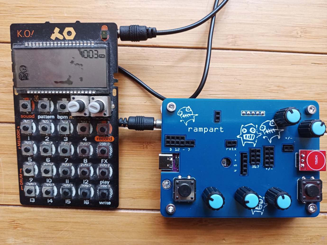 Rampart - Arduino synth explorer kit from Poetaster's Tonetoys on Tindie