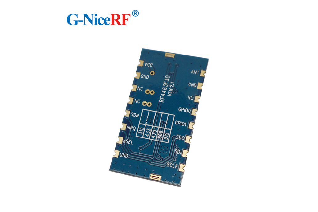 RF4463F30 1W Wireless Transceiver Module from NiceRF on Tindie