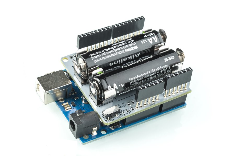 AA Arduino Power Shield from fundamentalz on Tindie