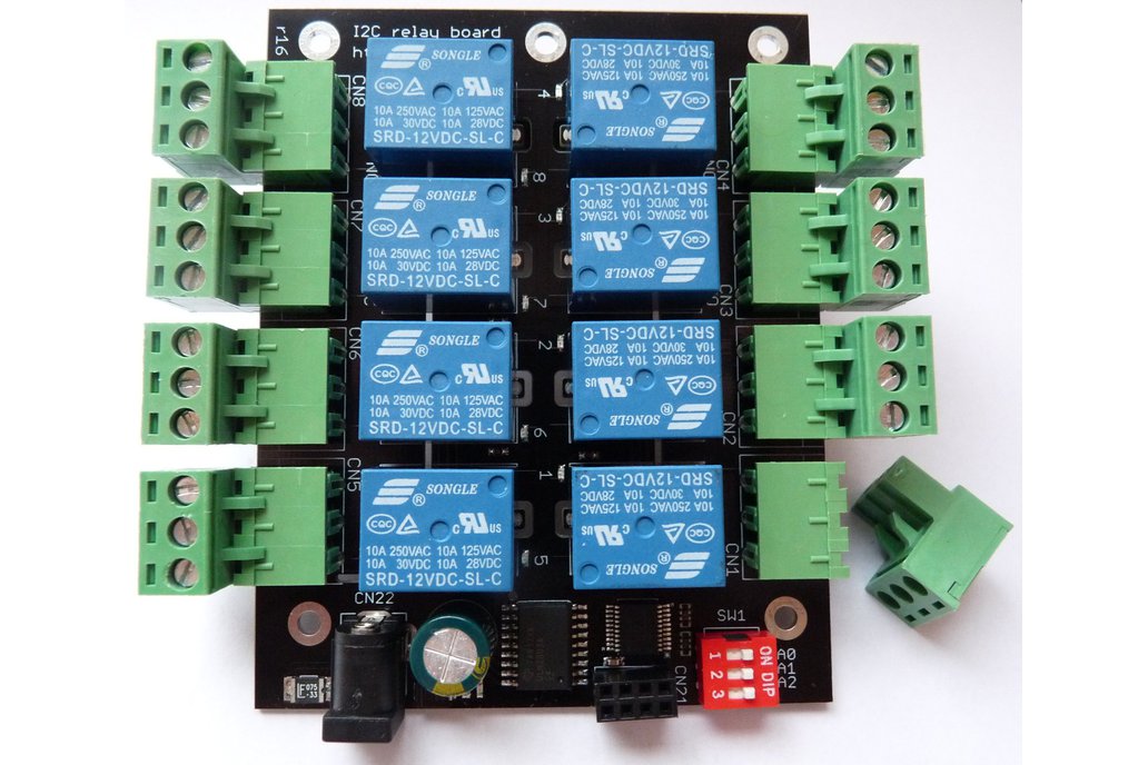 8-channel relay board for Raspberry Pi and Arduino from Peter Jakab on ...
