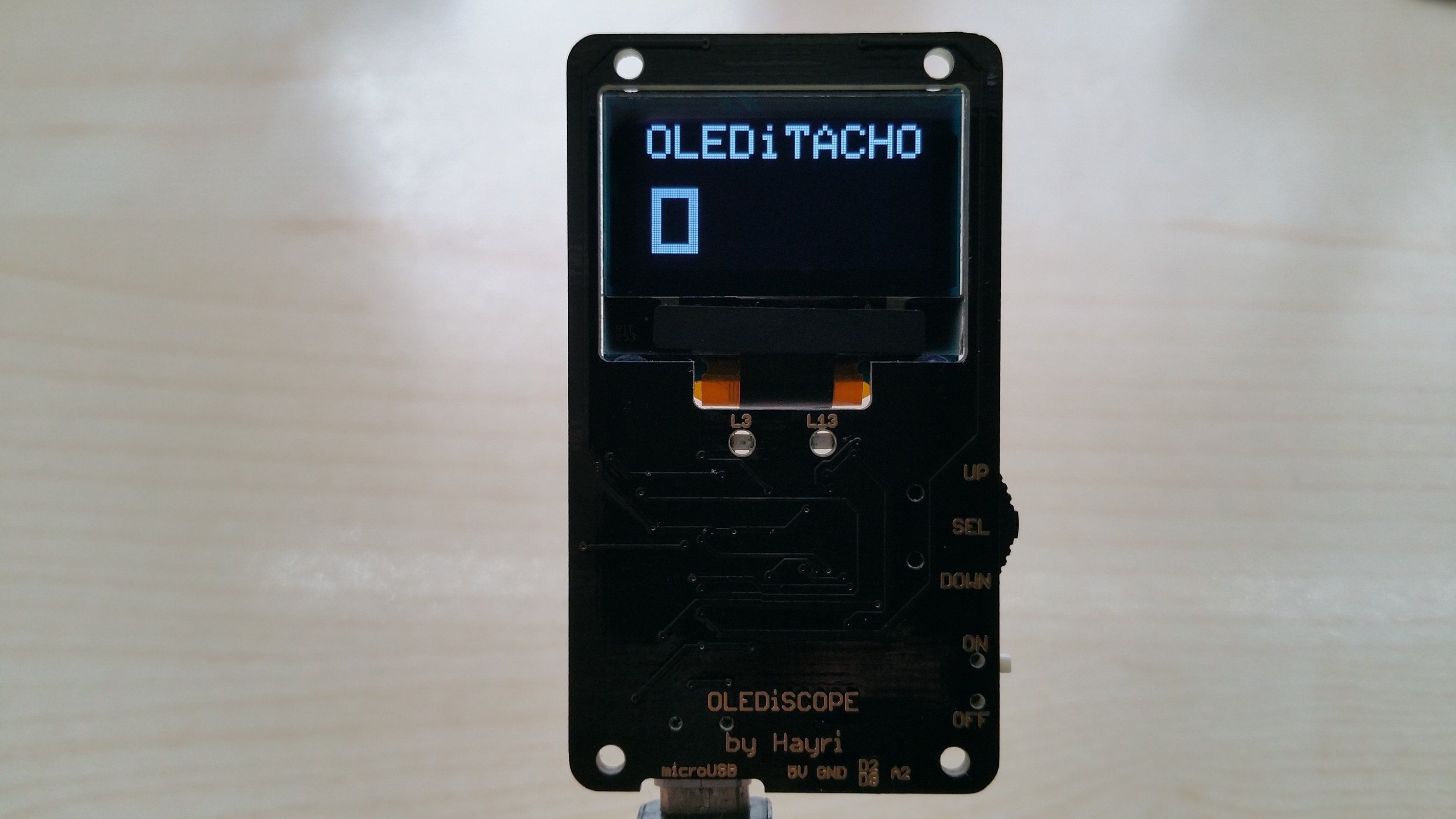 OLEDiUNO Tachometer for Spindles and Motors from Phoenix CNC, OLEDiUNO ...