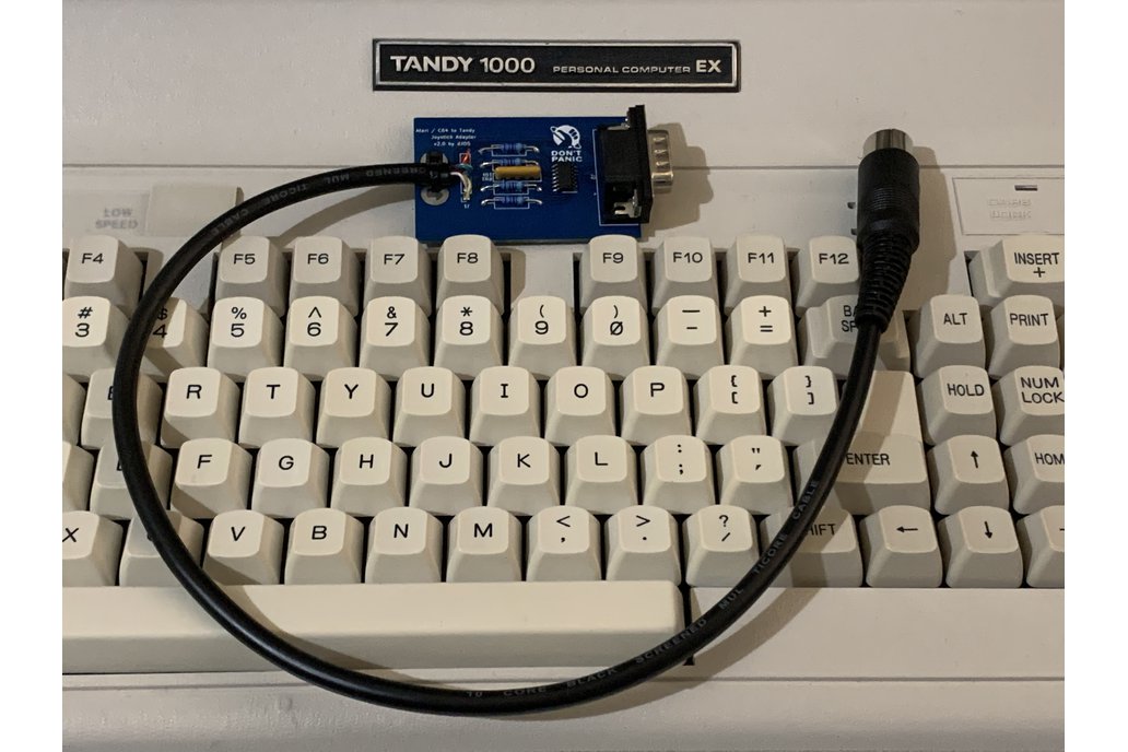 Adapter for Atari / C64 to Tandy Joystick from Cybernetic Systems on Tindie