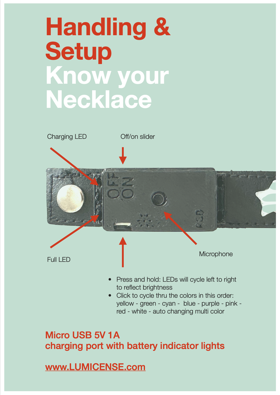 LED-Choker-Necklace from Lumicense on Tindie