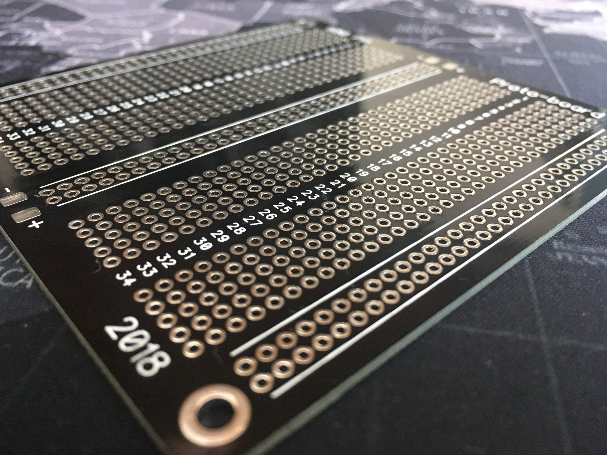 680-Pin, 136-Row Protoboard, HASL Finish from SolderMonkey on Tindie