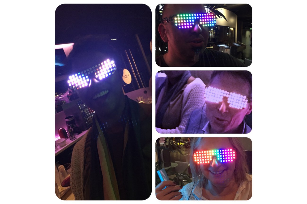 Full Color RGB Led glasses from Ootsidebox on Tindie