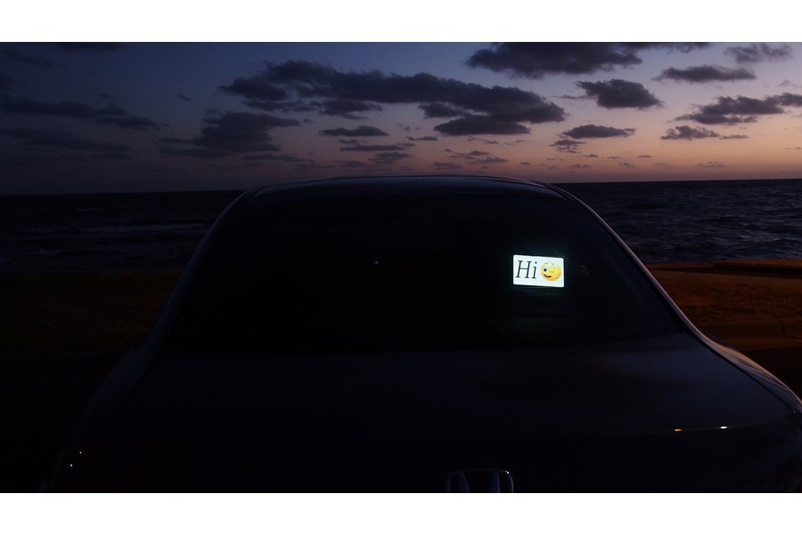 DIY Electronic Car Sign from JeffLieu on Tindie