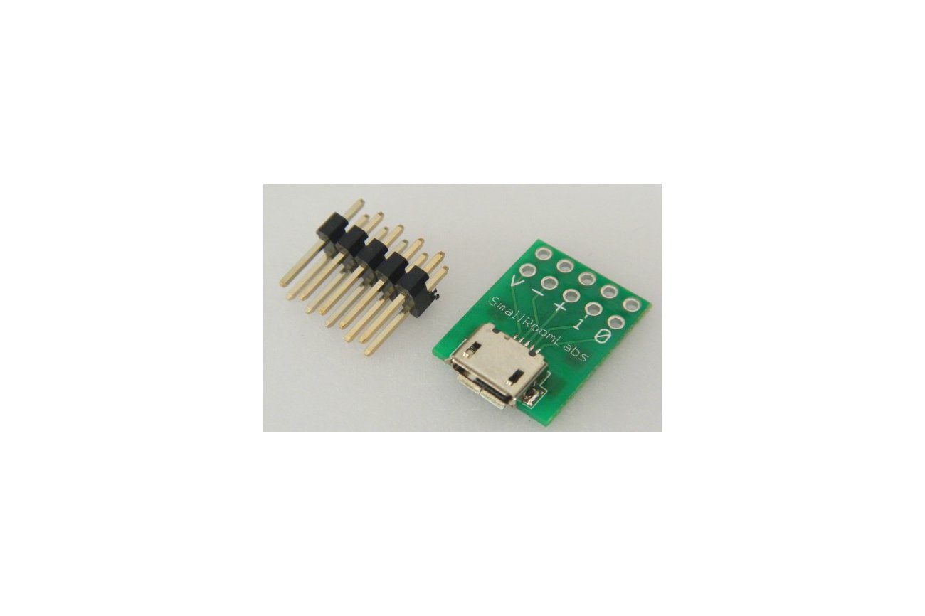 USB-micro breakout from SmallRoomLabs on Tindie