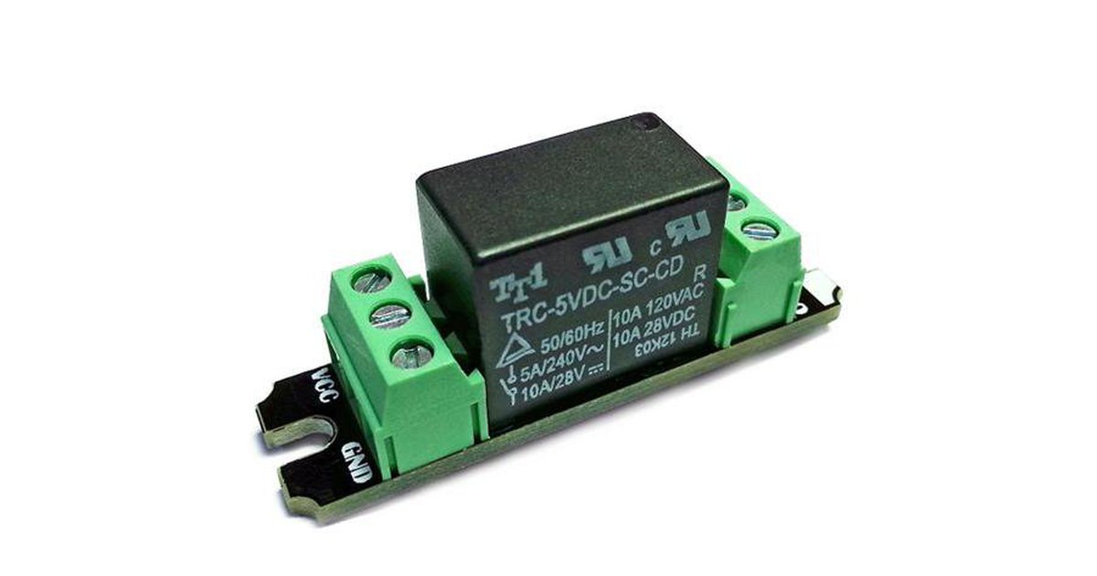 Flexiable Mini Relay Module 5V/12V 10A from BBTech on Tindie