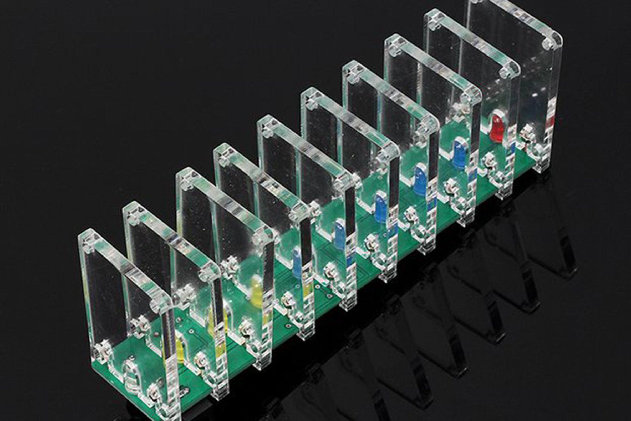 Colorful Column LED Music Spectrum DIY Kit (12515) from ICStation on Tindie