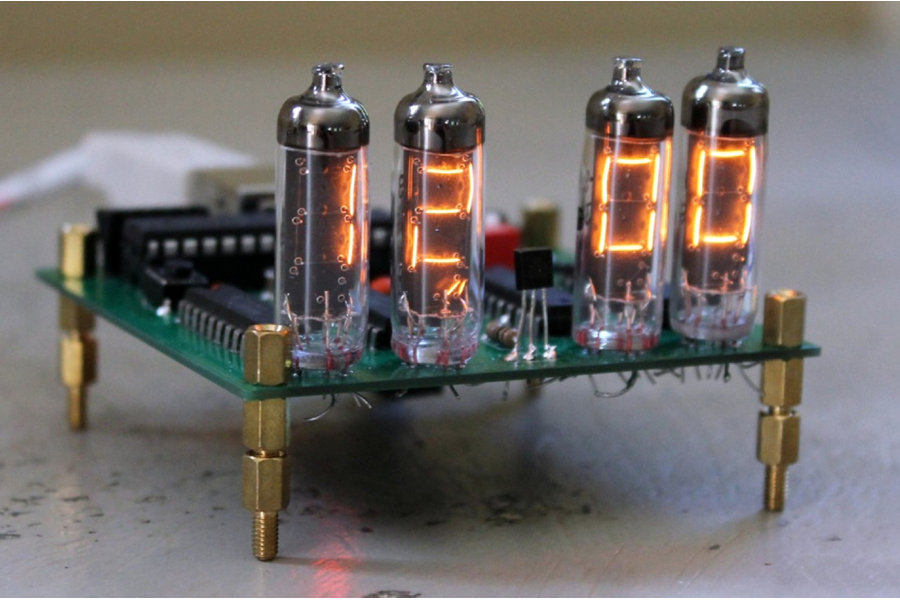 IV - 9 Numitron Tube Clock from celzey11 on Tindie