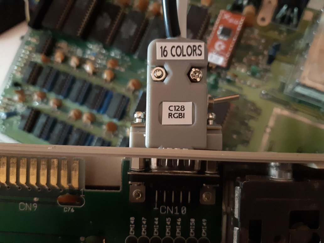 Commodore 128 C128 64 RGBI 40 80 columns 16 colors from CMD marketplace on Tindie