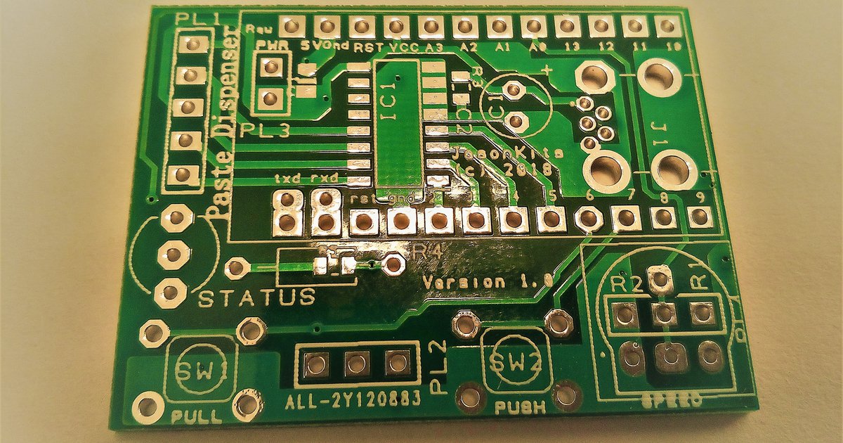 SMD Solder Paste Dispenser/Injector Control Board from Jasonkits on Tindie