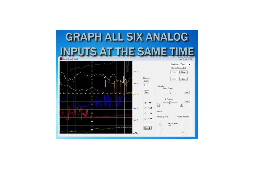 Arduino Serial Graph Tool from Earth People Technology on Tindie
