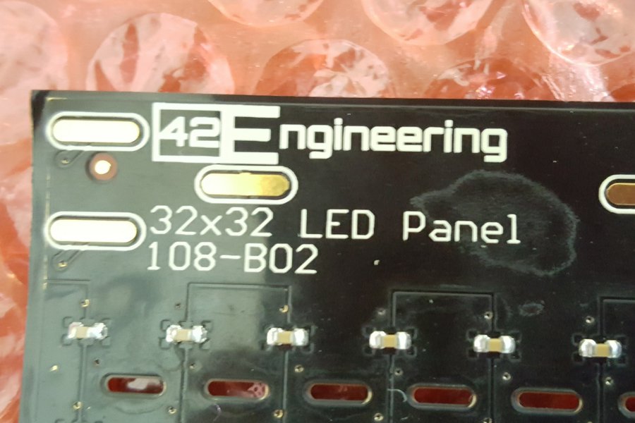 Flexible LED Array 32x32 - WS2812 WS2813 from robogeek78 on Tindie