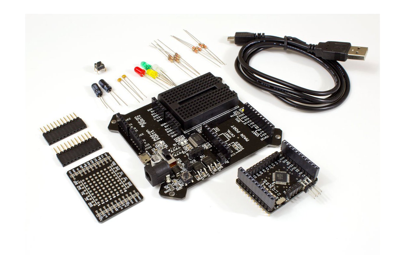 Boardx Arduino Compatible Starter Kit Atmega328p From Upgrade Industries On Tindie 